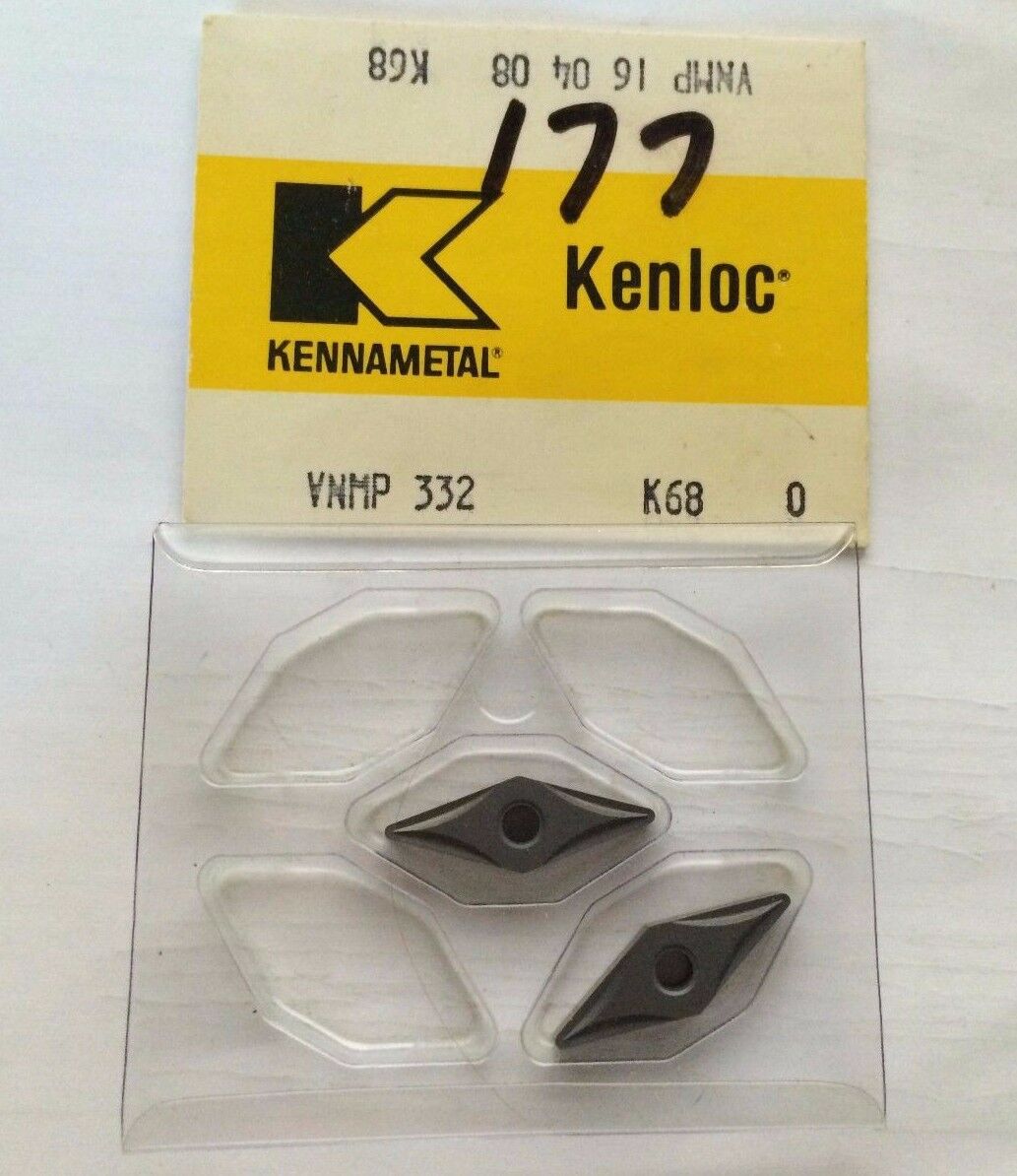 KENNAMETAL KENLOC VNMP 332 K 68 16 04 08 Lathe Carbide 2 Inserts Mill