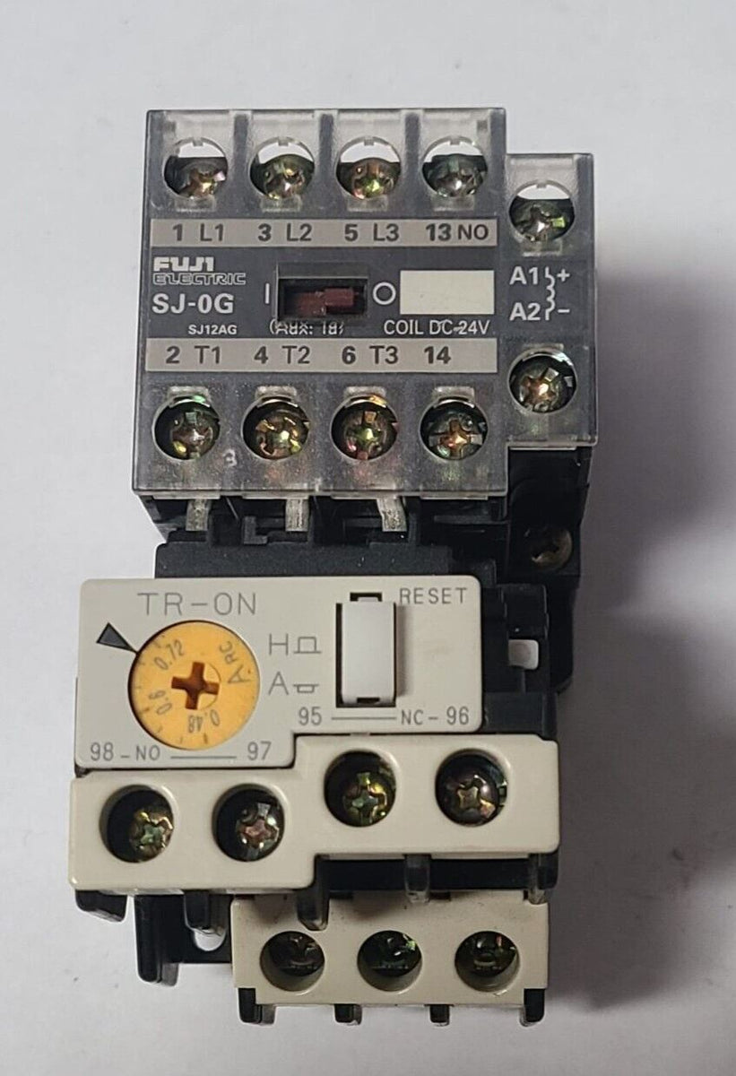 Fuji Electric SJ-0G Magnetic Contractor TR-0N TR13N