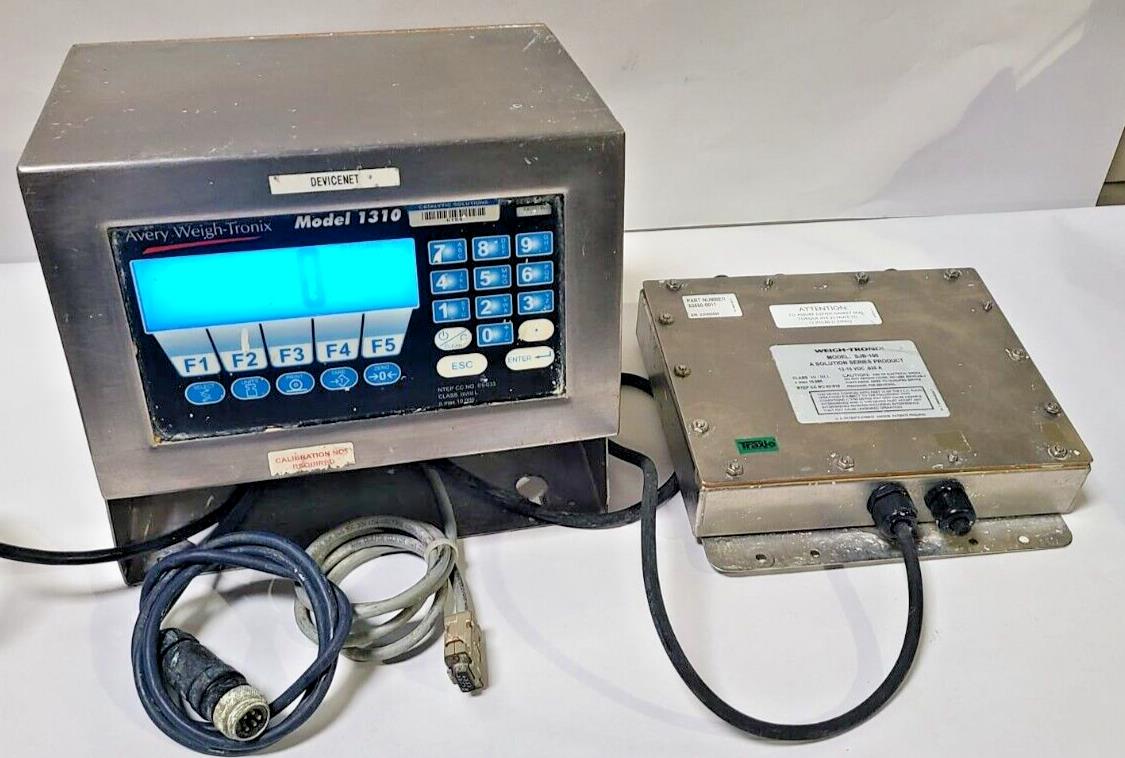 Avery Weigh-Tronix Model 1310 Scale Indicator Weigh Tronix SJB-100 12-