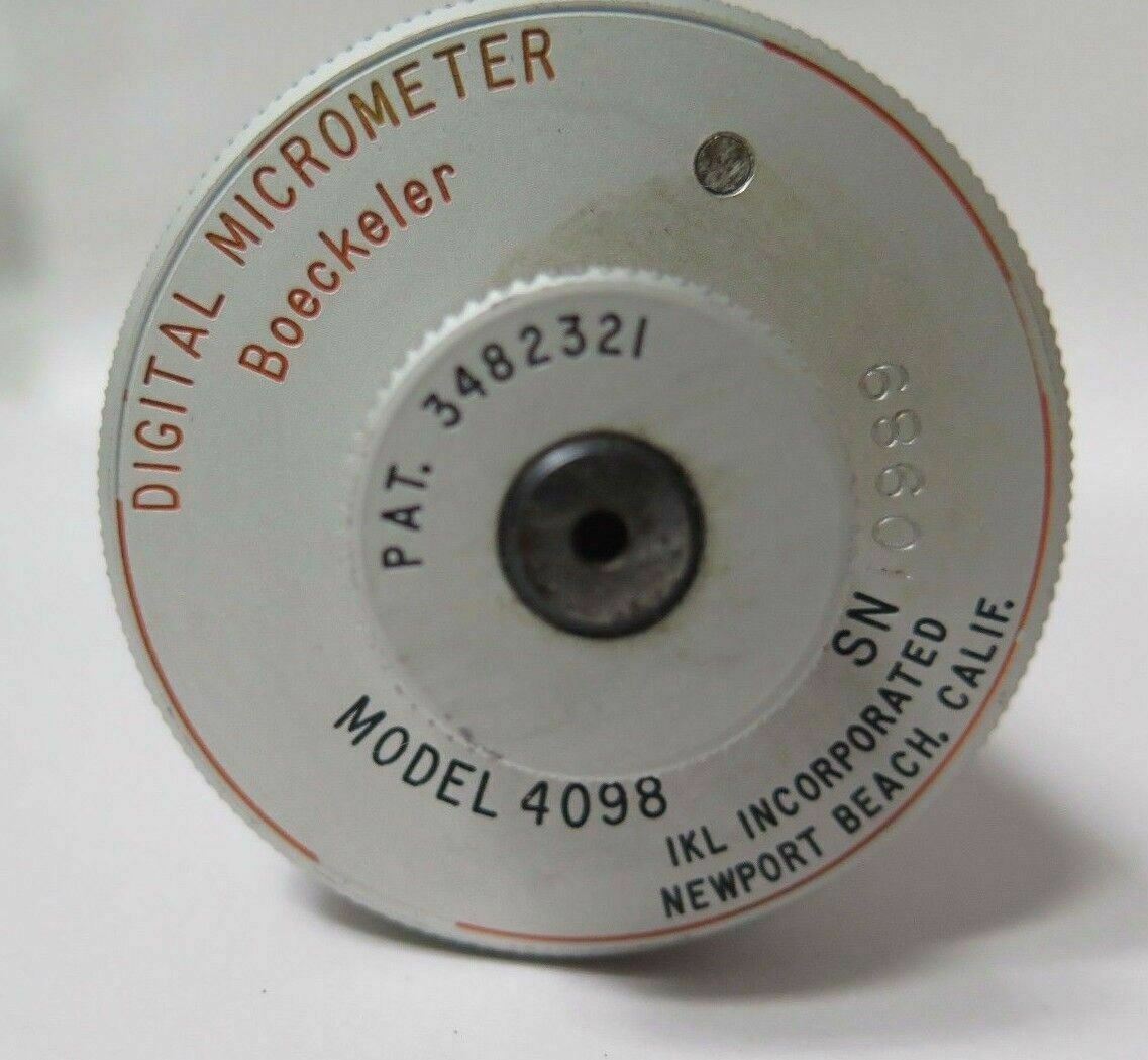 Boeckeler Micrometer Head for XY Stage 0-2" Range .0001" Model 4098