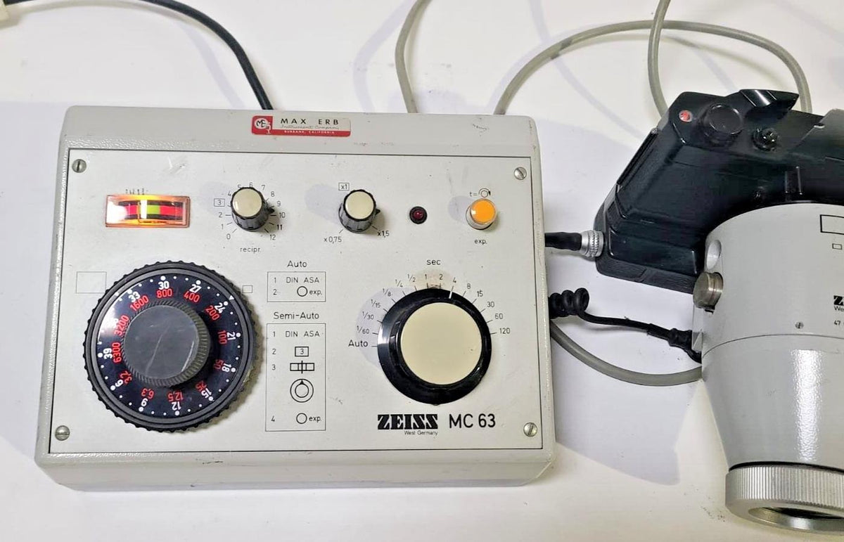 Zeiss MC 63 M35 Film Camera Shutter Microscope Micrographic Controller