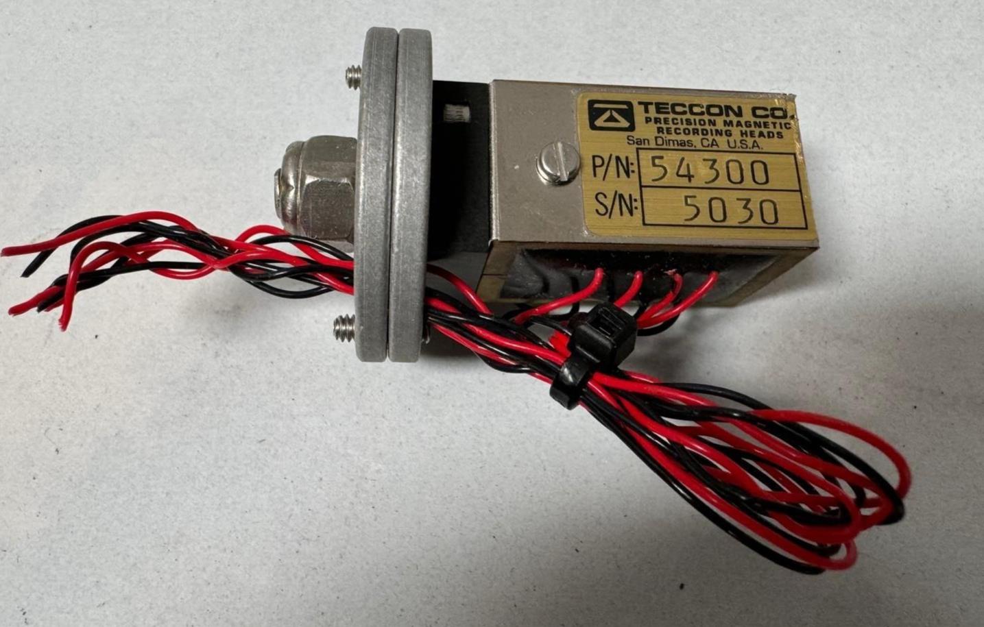 Teccon Motion Picture Track Precision Magnetic Recording Heads P/N 543