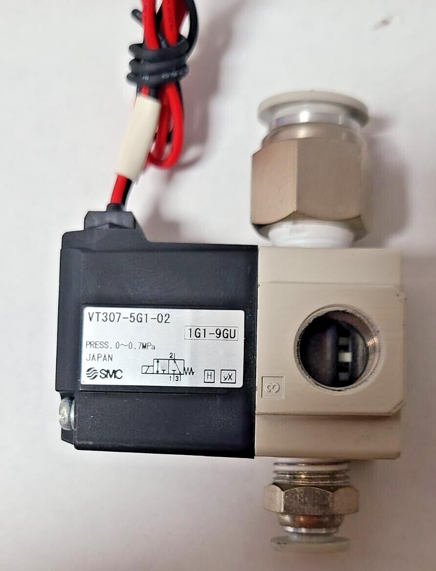 SMC VT307V-5G1-02 3 Port Solenoid Valve 1G1-9GT 24V DC