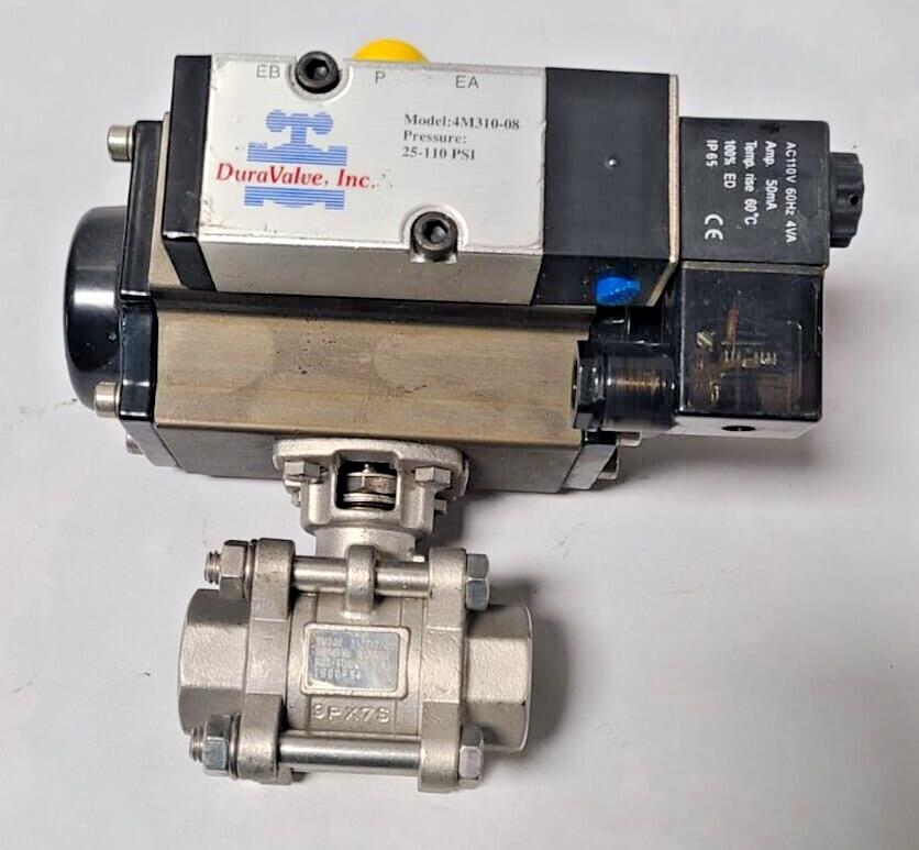 DuraValve Assembly Durair II AS7003MC 3/4 DM340 2700A / S310D Actuator