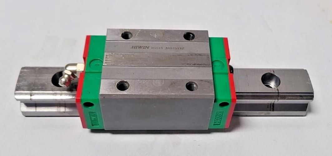 HIWIN HGH25 Linear Slide & Rail 6 3/4" Rail