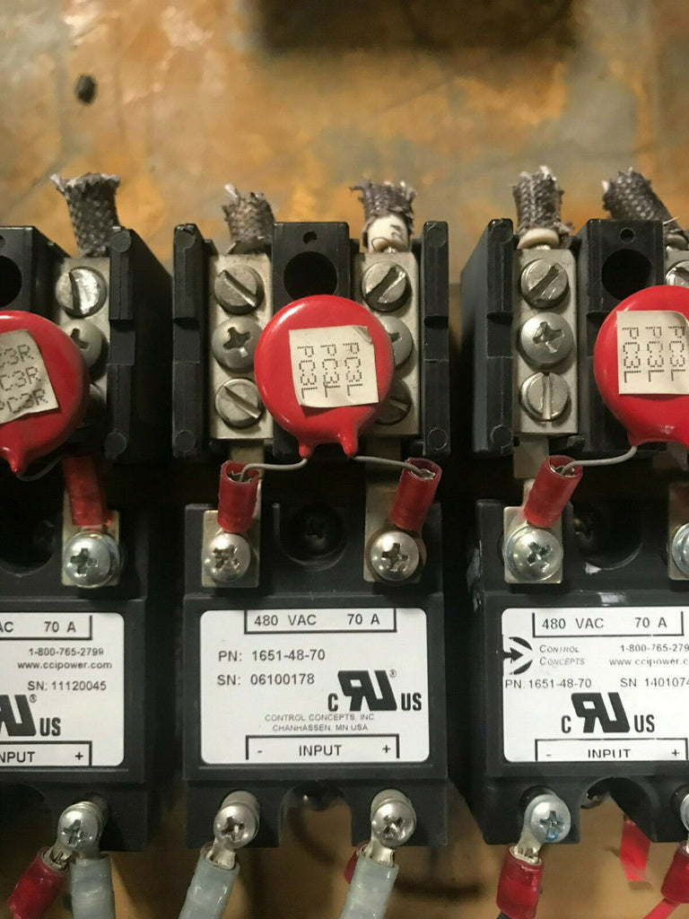 Control Concepts 1651-48-70 Solid State Relay 480 VAC 70 A