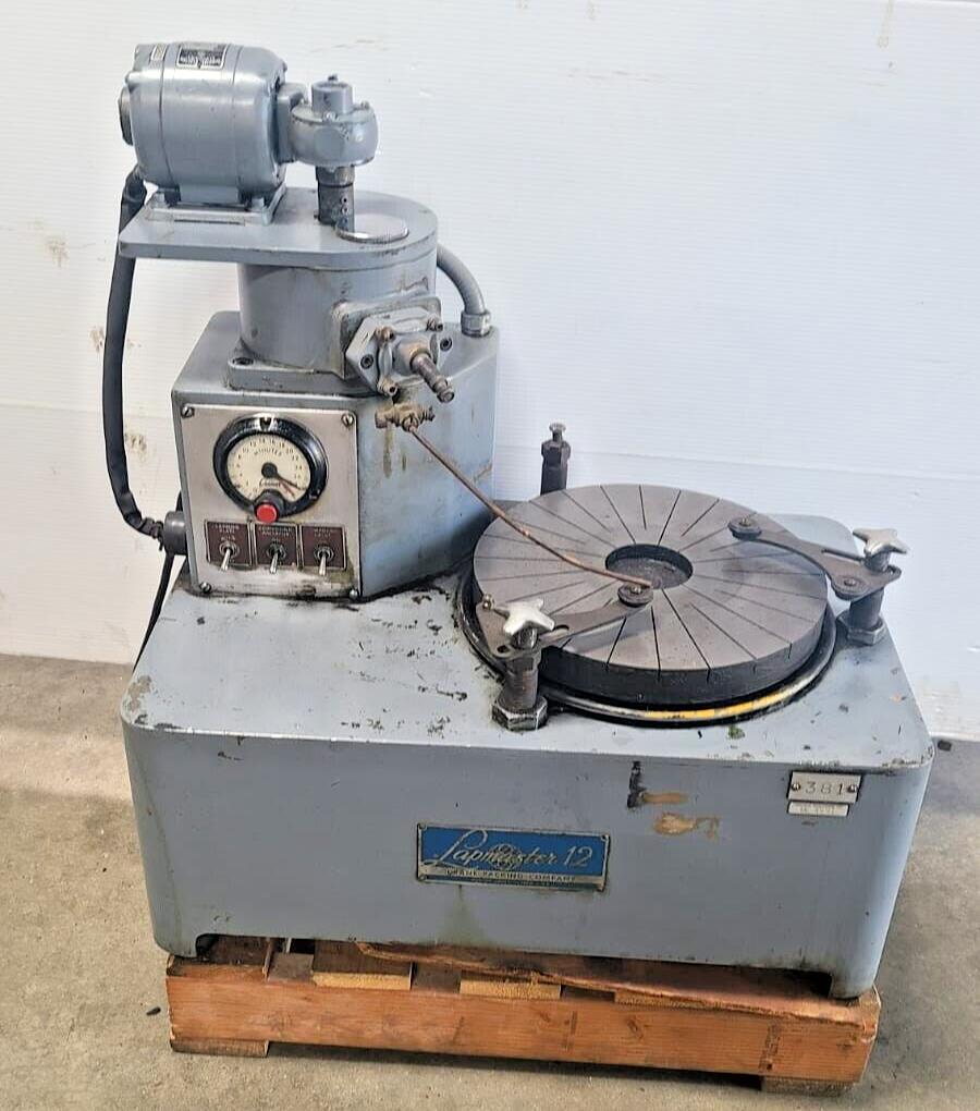 12" Lapmaster 12 Lapping Machine Single Phase