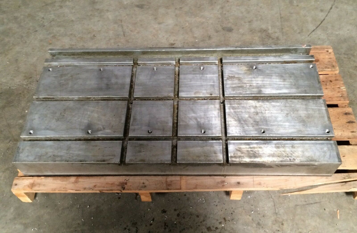 Aluminum T Slotted Set Up Plate Table Surface CNC Mill Milling Machine