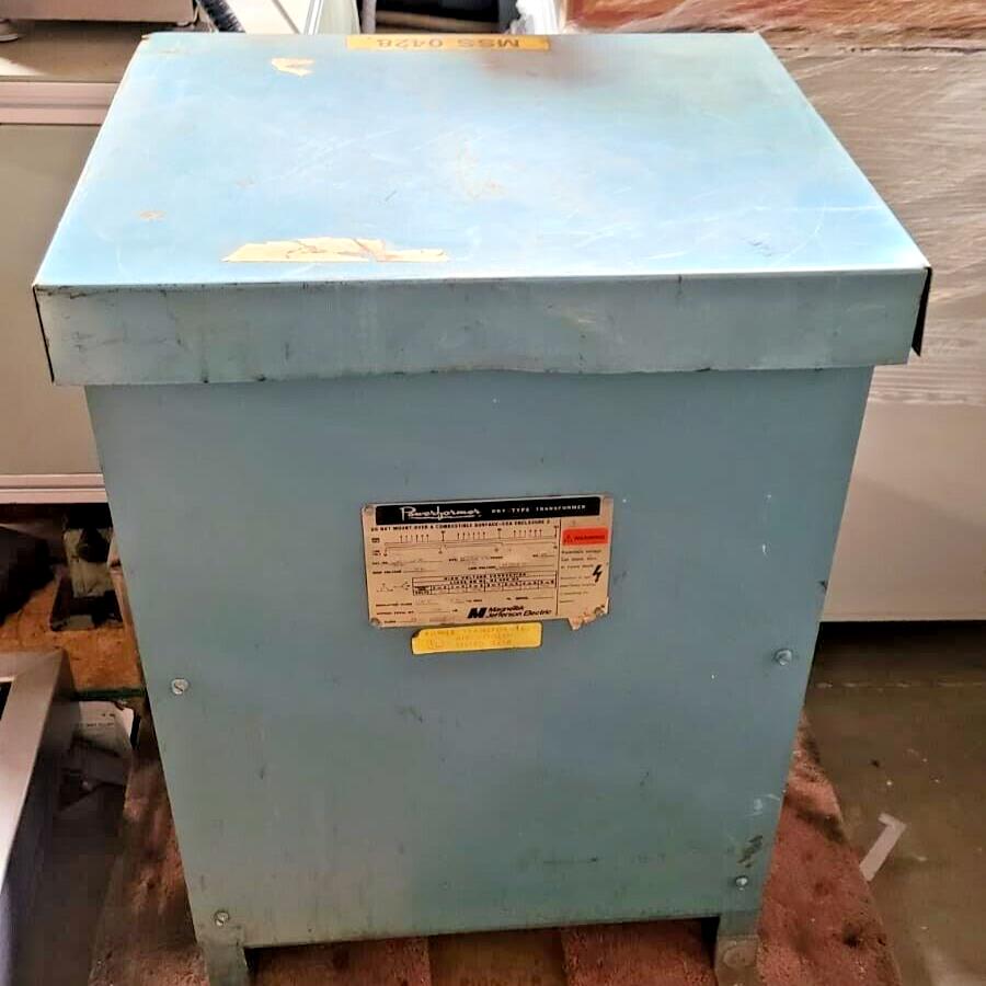 30 KVA Transformer Powerformer 223-3194 Dry 480 208/120
