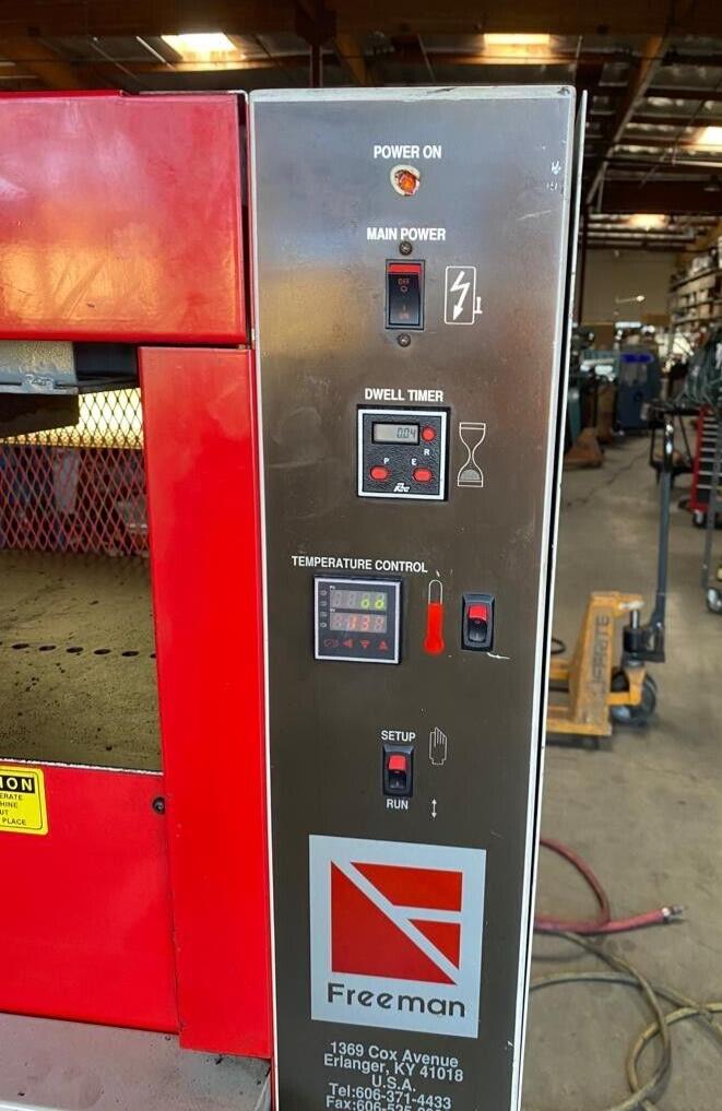 Freeman Herman Schwabe Die Cutting Clicker Press Model 76M Heated Plat