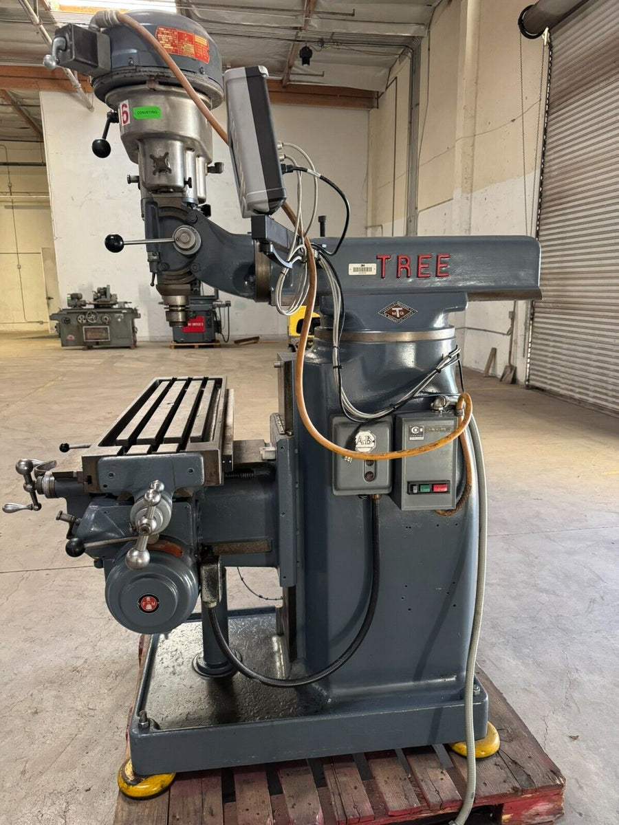 TREE Model 2UVR Variable Speed MILL Milling Machine Digital Read Out P