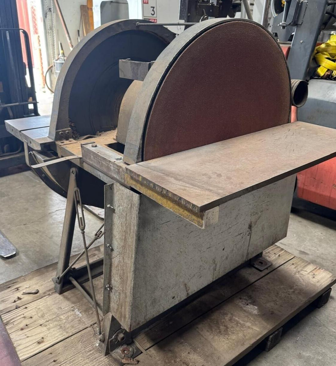 30” Double End Disc Sander Grinder 7.5HP Heavy Duty Machine Video Avai