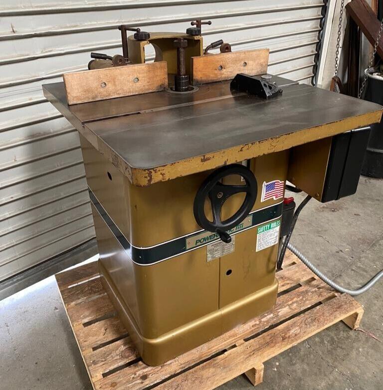 Powermatic 27 Shaper 5 HP Motor Made in USA 3 Phase 208 V Woodworking