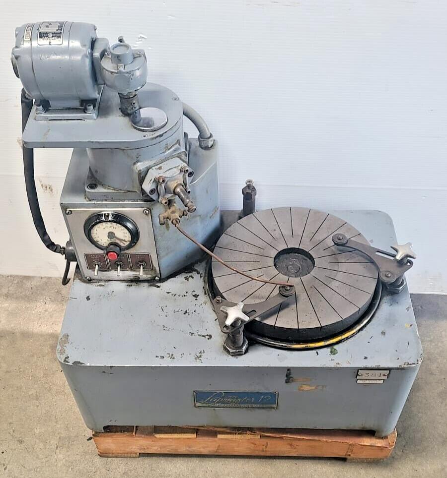 12" Lapmaster 12 Lapping Machine Single Phase