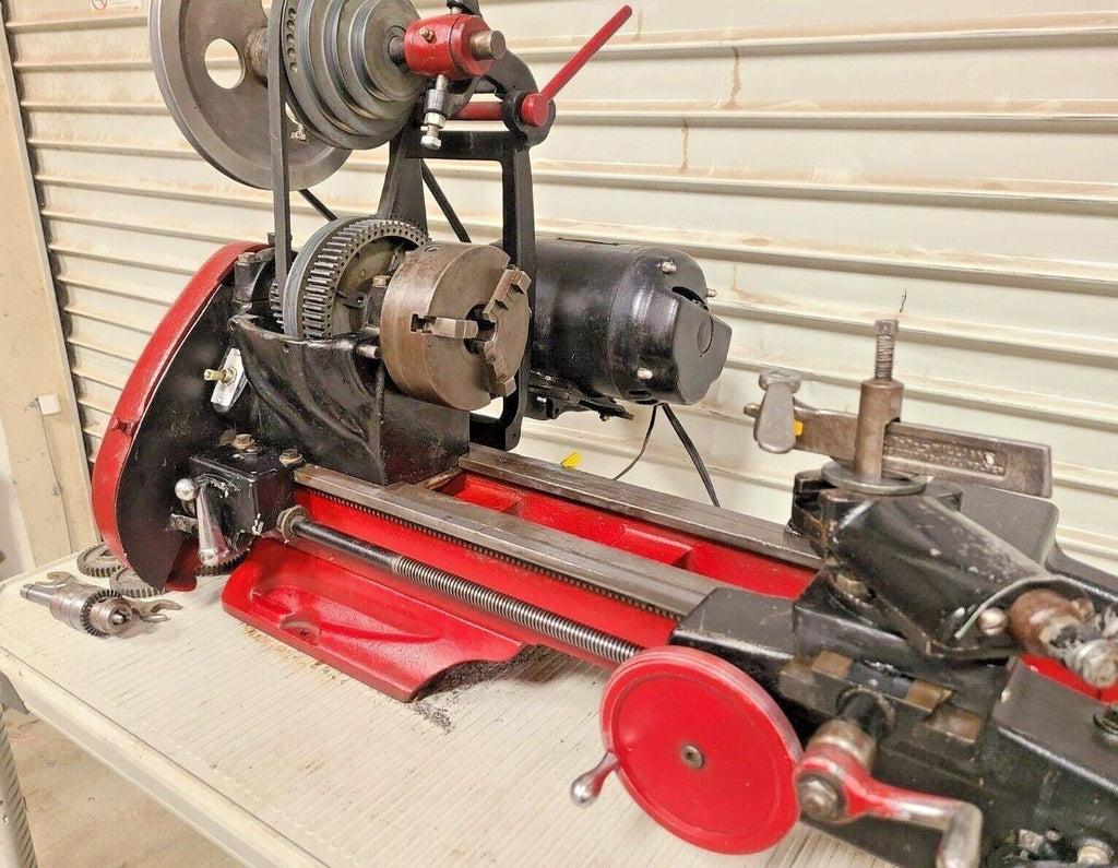 Craftsman Atlas 10" x 30" Vintage Metal Lathe 60-Hole Indexing Mechani