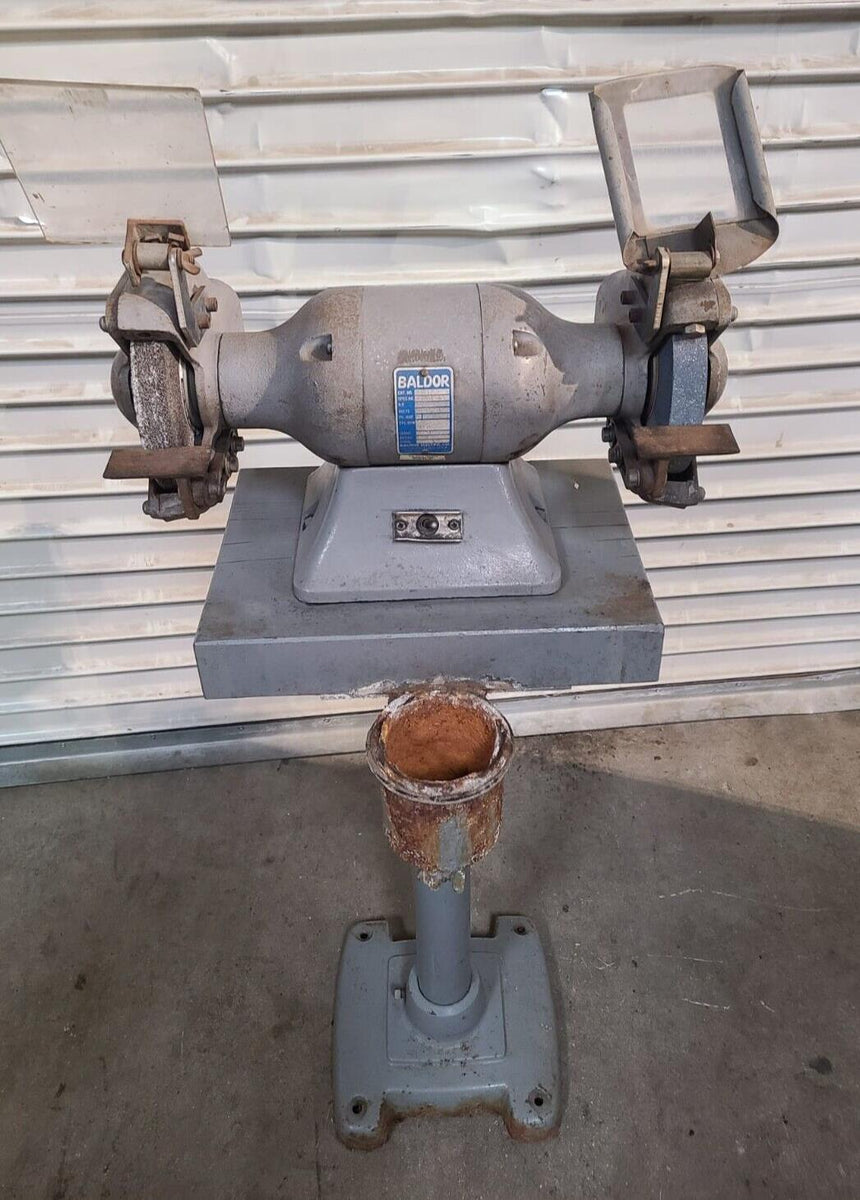 BALDOR 7307 Pedestal 7" Bench Grinder 1/2HP 1P 3450 RPM 115/230V Singl