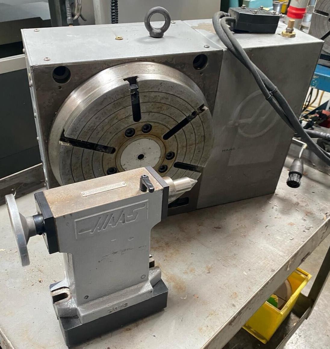 Haas HRT-310 CNC Servo Rotary Table 4TH Axis With Tailstock Local Pick
