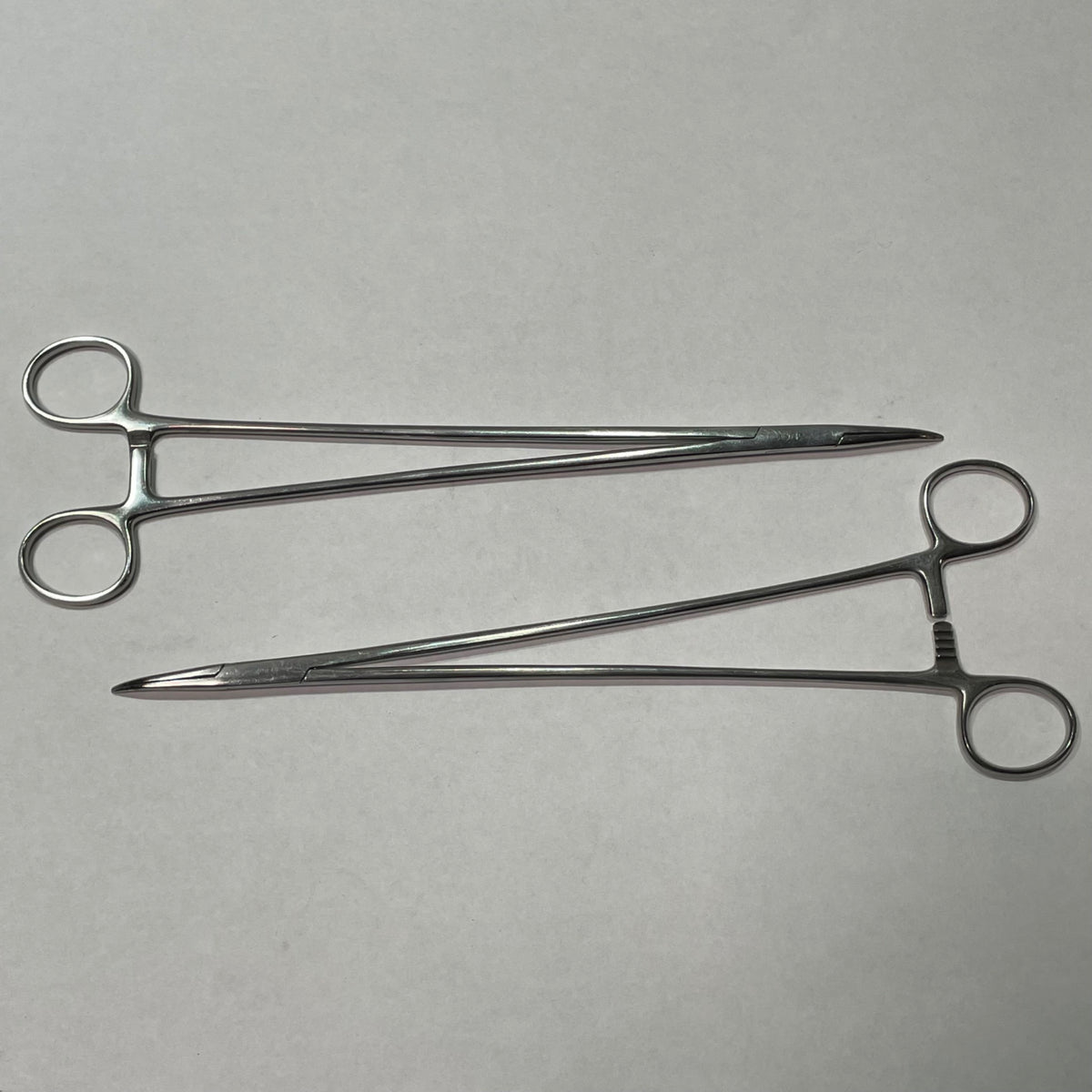 Lot of 2 Codman 67 30-4700 Surgical Bridge Deep Intestinal Forceps 11"