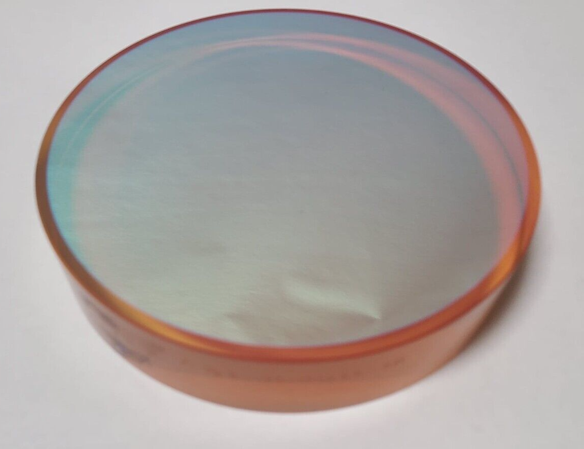 8" Optical Flat ZERODUR Concave Mirror Unknown Coating Very Nice 120"