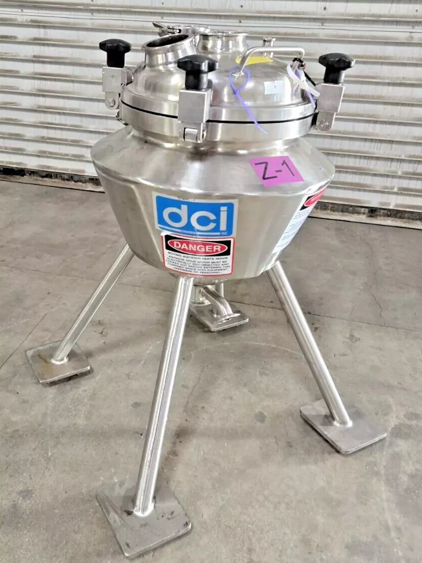 DCI Jacketed Stainless Steel Portable Vessel Tank Fermentation Local P