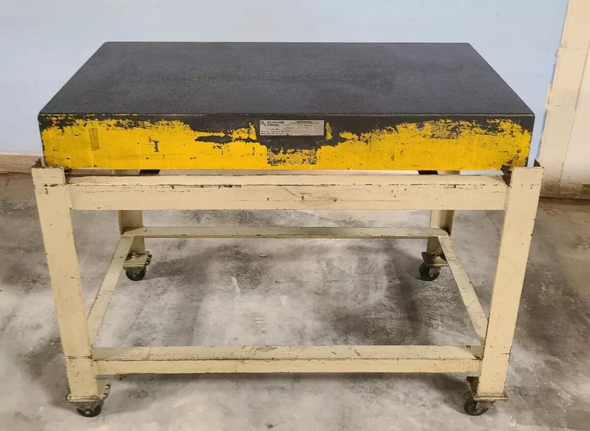 48" x 22.5" x 6" PRECISION Granite Table Surface Inspection Plate Grad