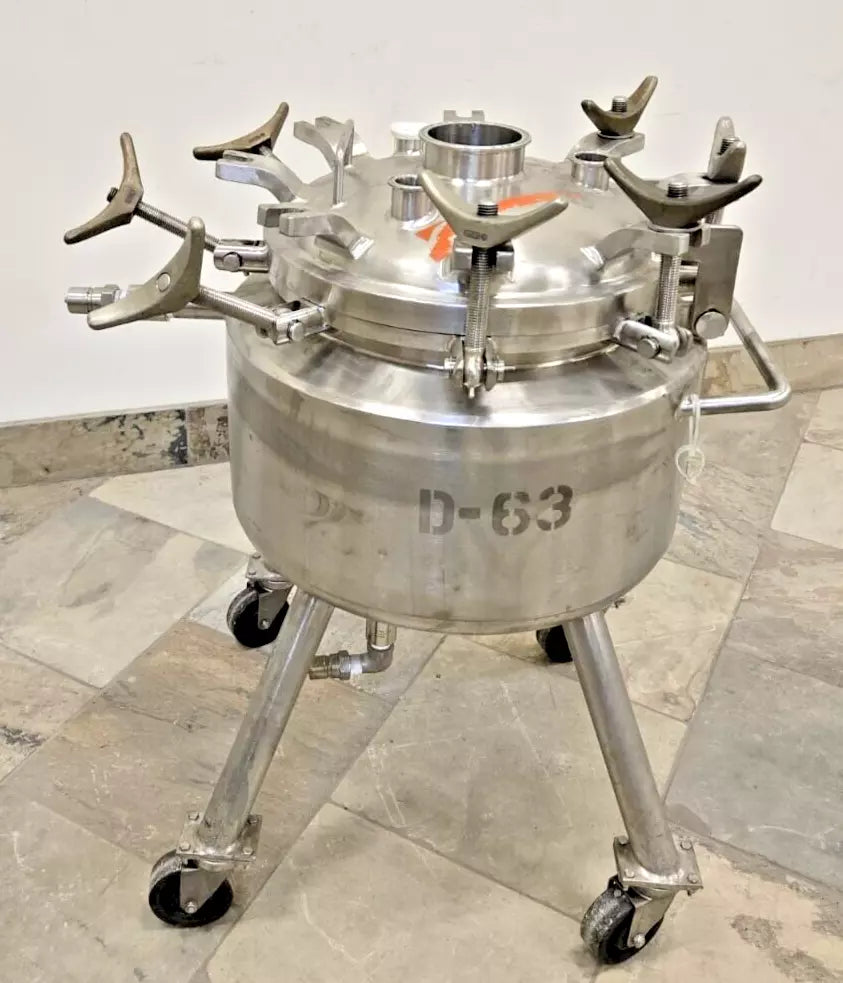 Precision Stainless Steel Portable 30 Liter Jacketed Vessel Tank Ferme