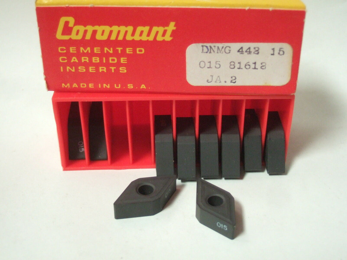 SANDVIK Coromant DNMG 442 15 015 81612 Lathe Carbide Inserts 10 Pcs Ne