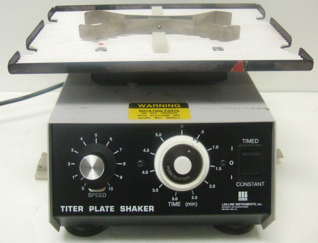Lab Line Instruments 4625 Titer Plate Shaker with Holding Clamps