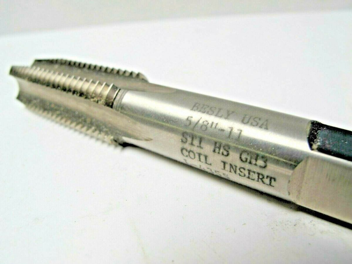 Besly Tap 5/8-11 STI 4 FLUTE COIL INSERT L4355 NEW MADE IN THE USA