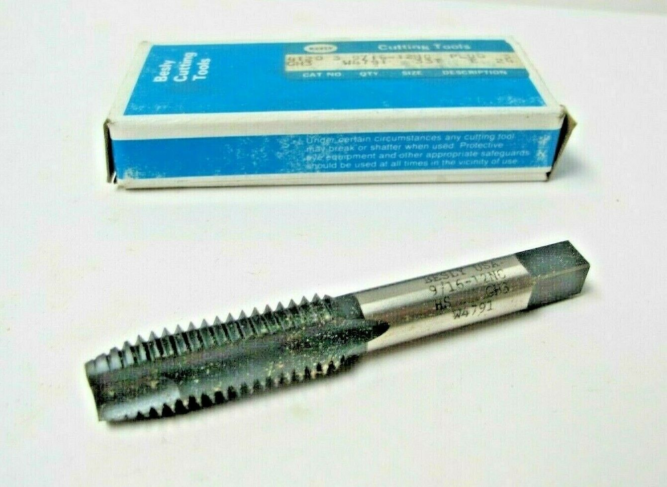 1 Besly Tap 9/16 - 12 NF HS GH2 3 Flute Brand New Made in USA