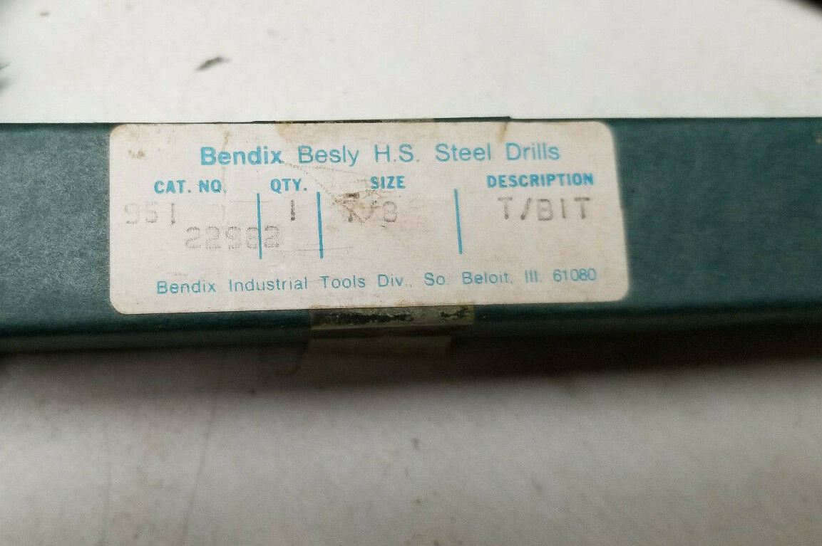 1 New Besly 7/8 x 7/8 x 6" Square Lathe Tool Cutting Hss Bit Made in U