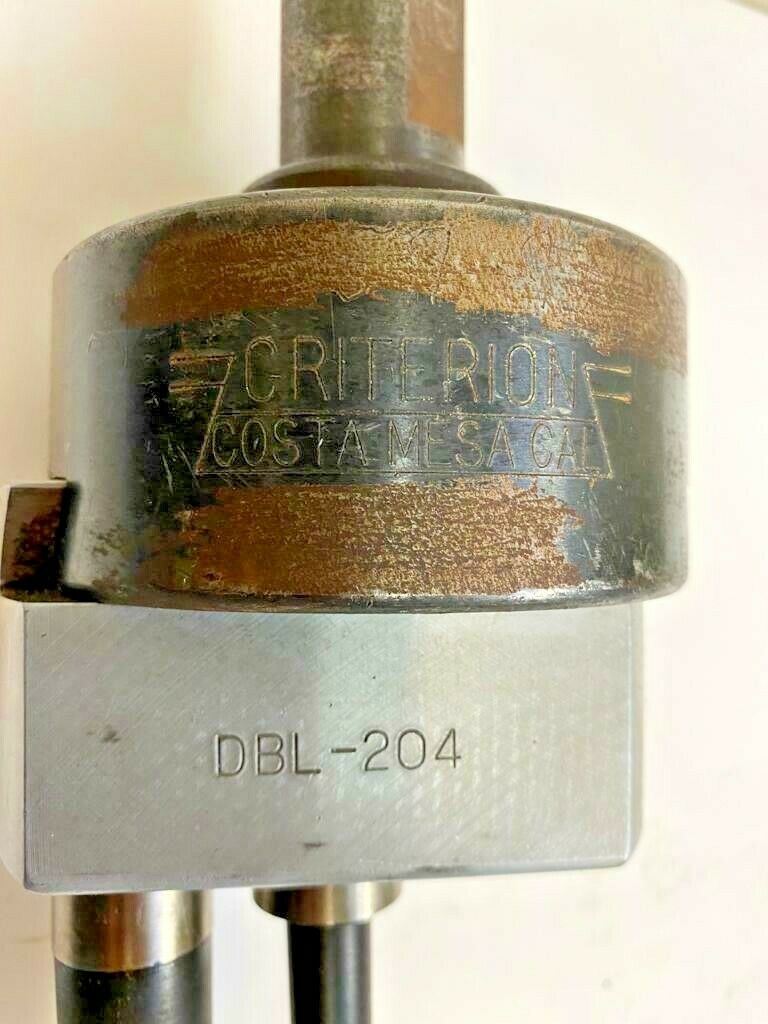 Criterion DBL-204 Boring Bars Head With 1.25” shank Bridgeport Mill To