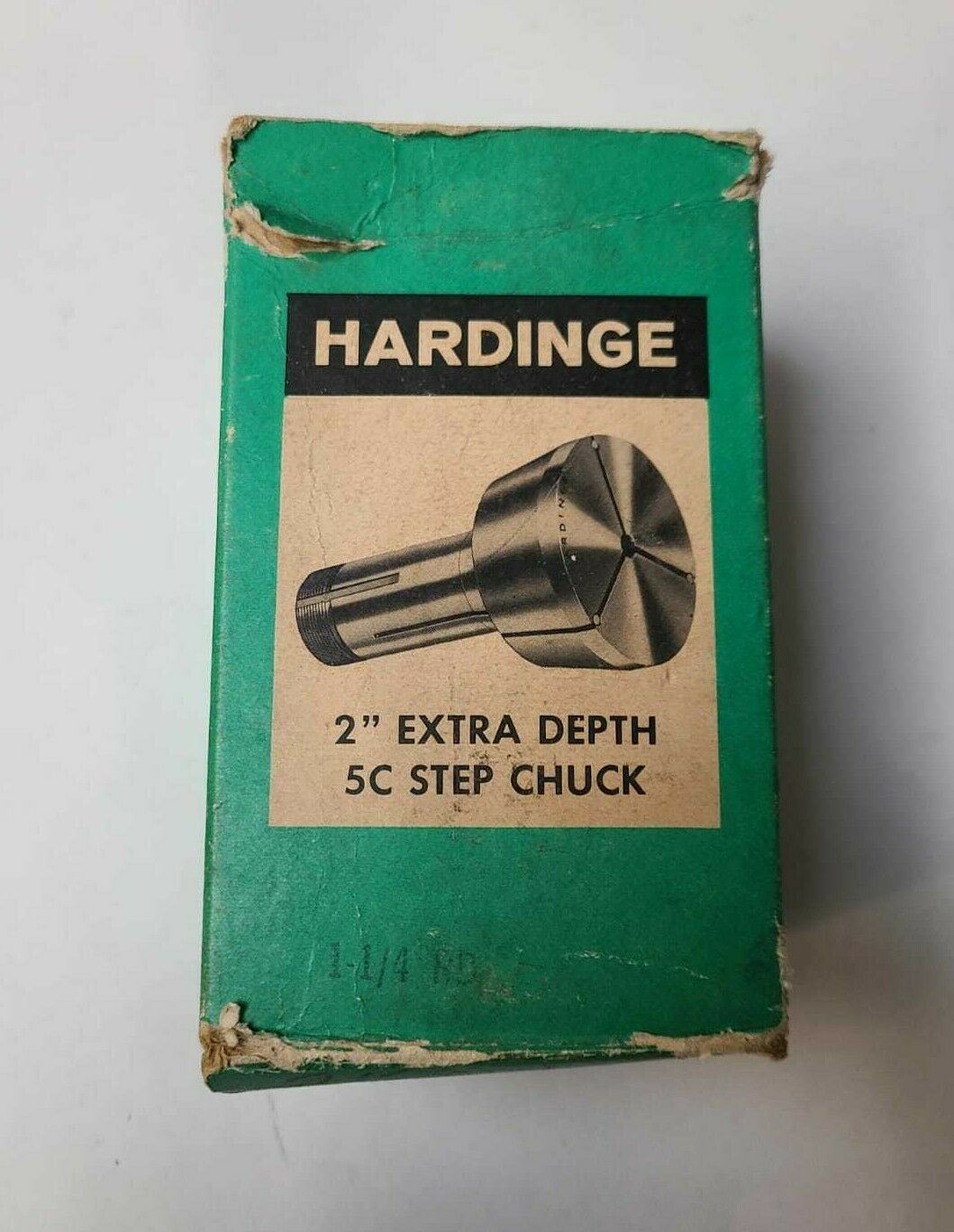 Hardinge 2" Extra Depth 5C Step Collet Chuck 1-1/4" Diameter for Lathe