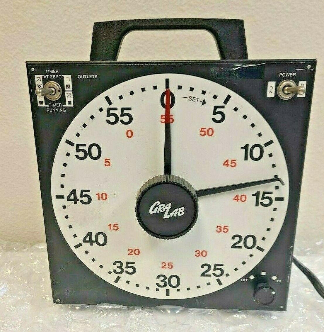 GRALAB Darkroom Timer Model 170 Dual Outlets 120 V 60 HZ Wall Mount US