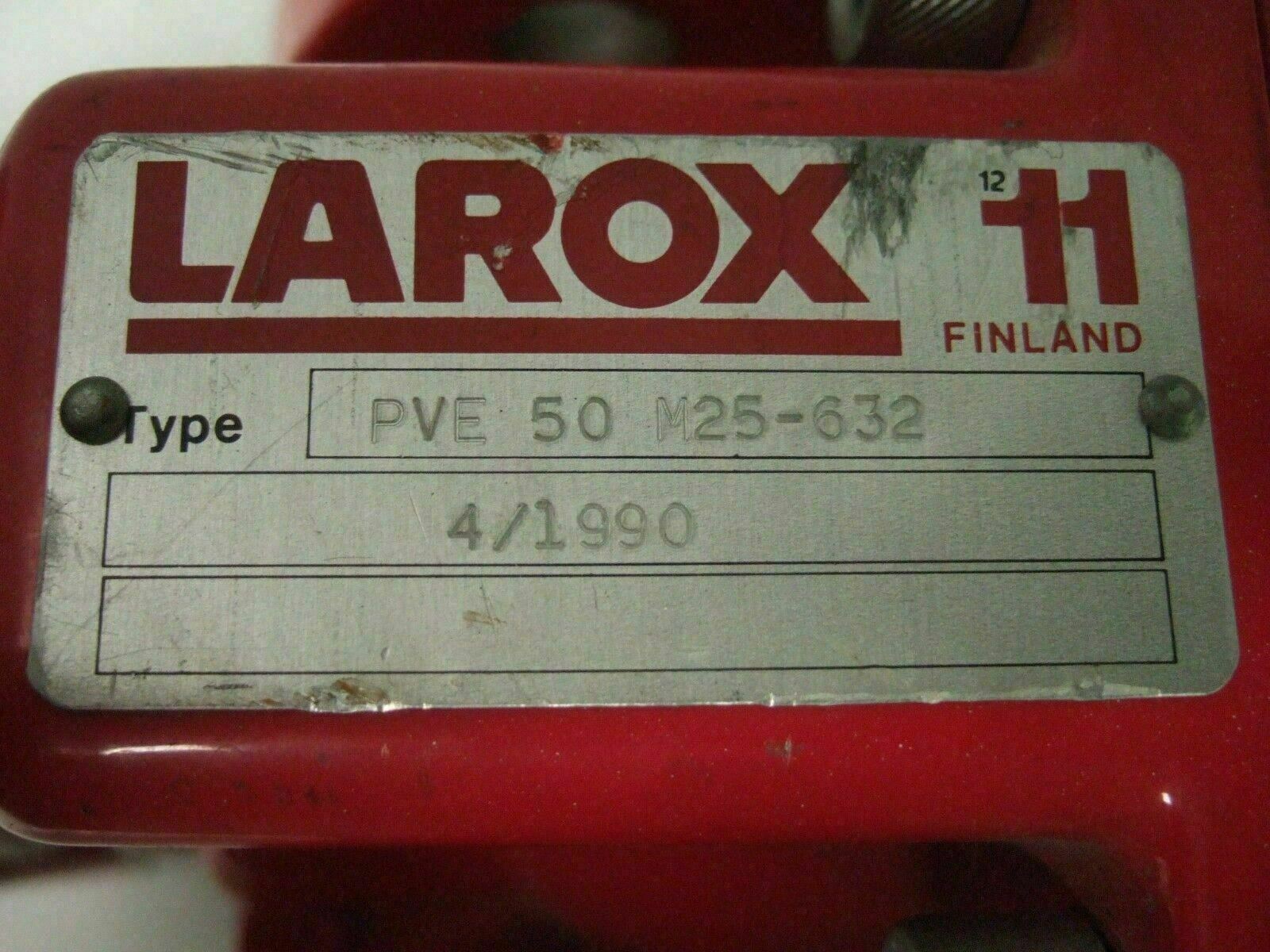 Larox 11 PVE 50 M25-632 Flowrox Enclosed Body Valve