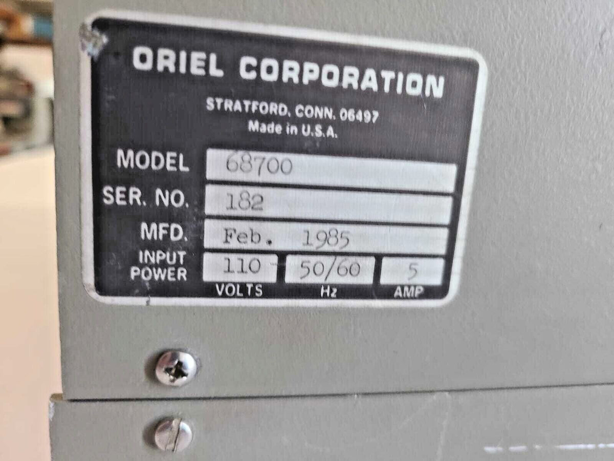ORIEL Corporation 68700 Arc Lamp Power Supply