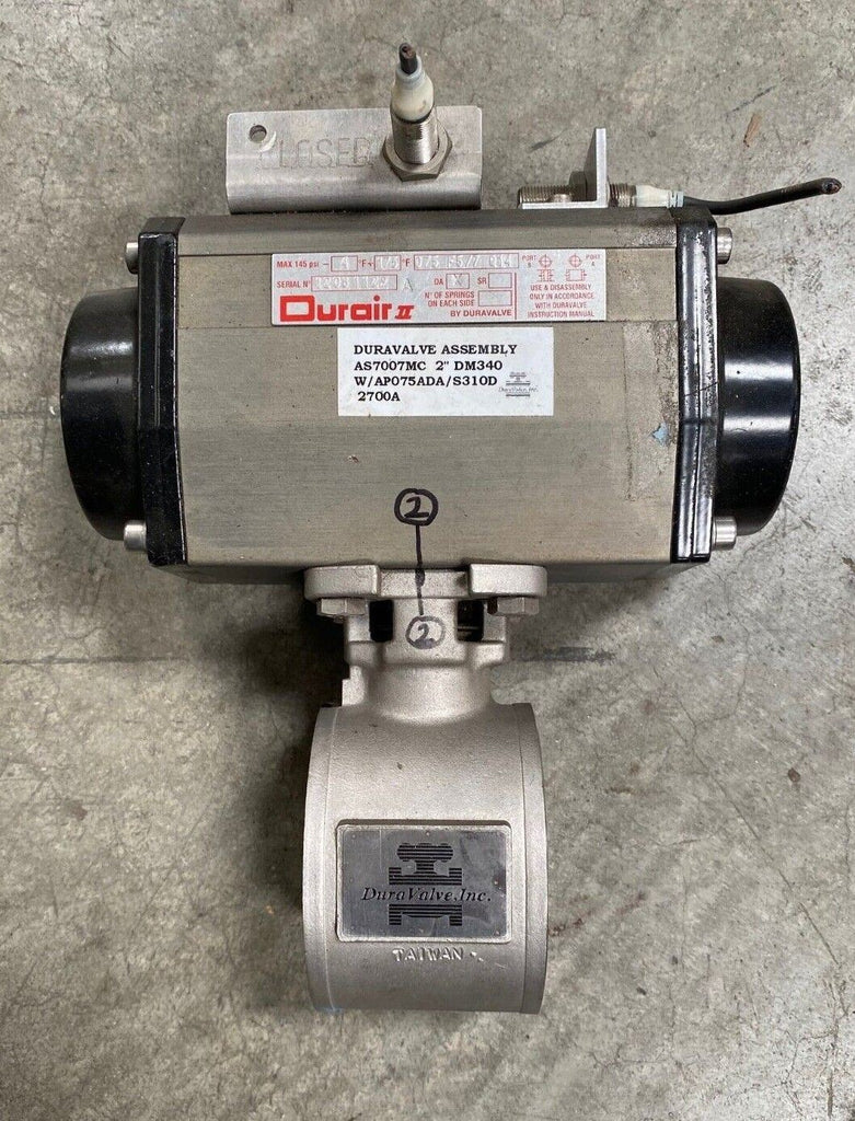 DURAVALVE ASSEMBLY AS7004MC 2" DM340 WITH AP075ADA /S310D 2700A Ball V