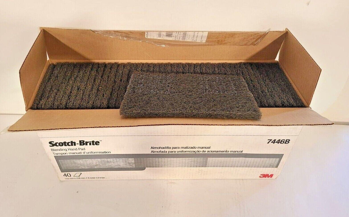 3M Scotch Brite Rite Brand New 40 Pcs Blending Hand Pad 7446B 6 in x 9