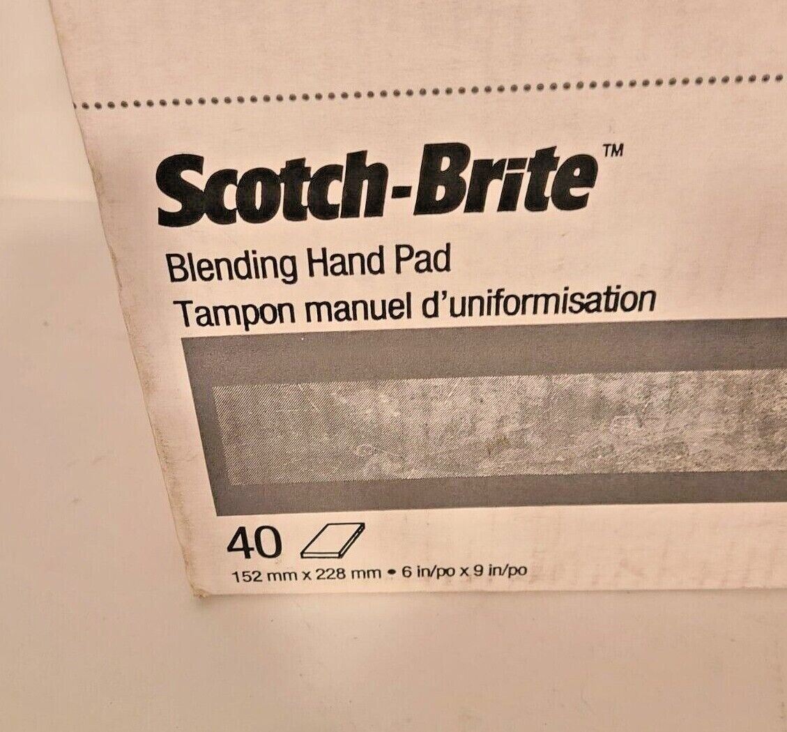 3M Scotch Brite Rite Brand New 40 Pcs Blending Hand Pad 7446B 6 in x 9
