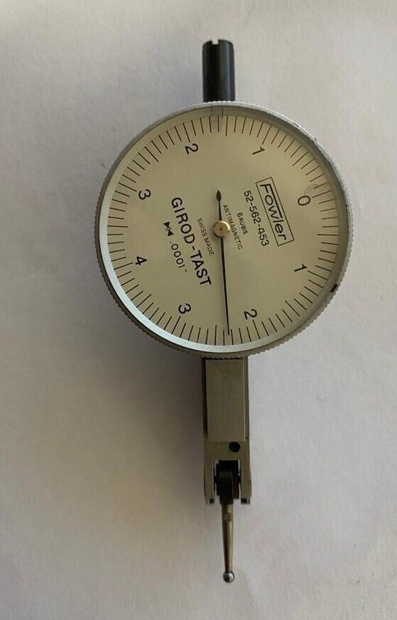 Fowler 52-562-453 Dial Test Indicator .0001” Switzerland Made Machinis