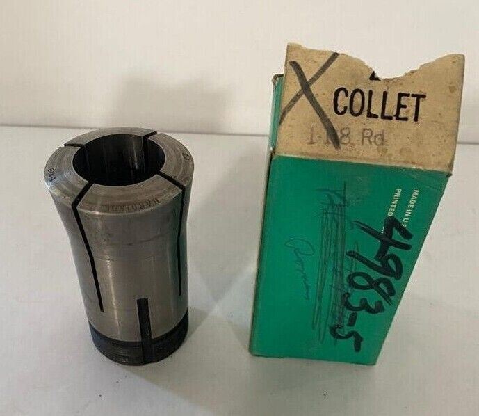 (1) New CNC Hardinge 2J Lathe Mill ROUND Spring Collet Size 1-1/8 Free