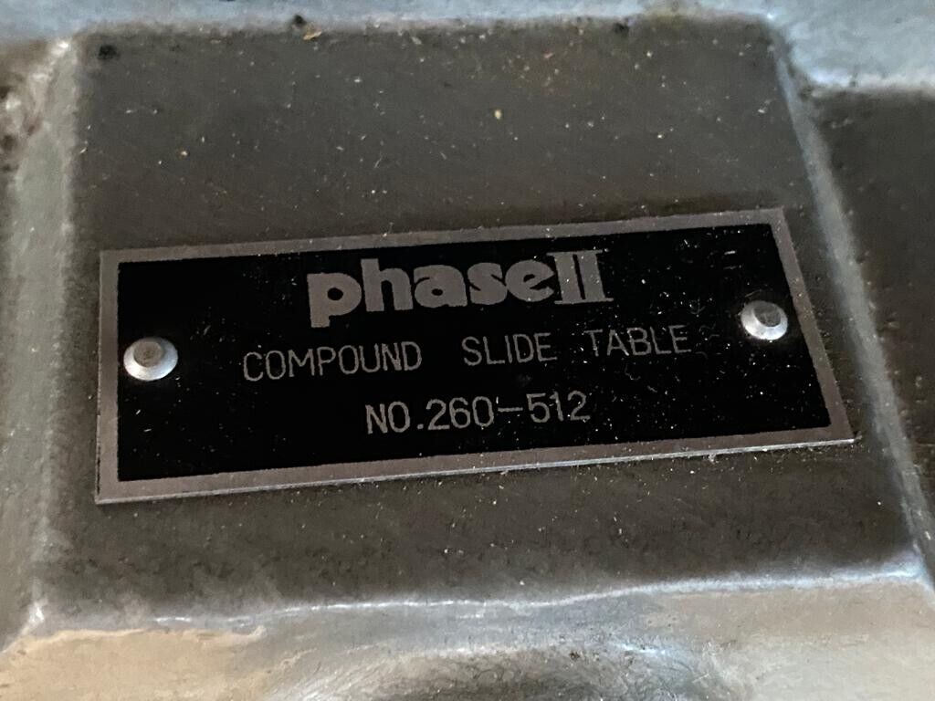 Phase II Compound Slide Milling and Drilling XY Table 260-512