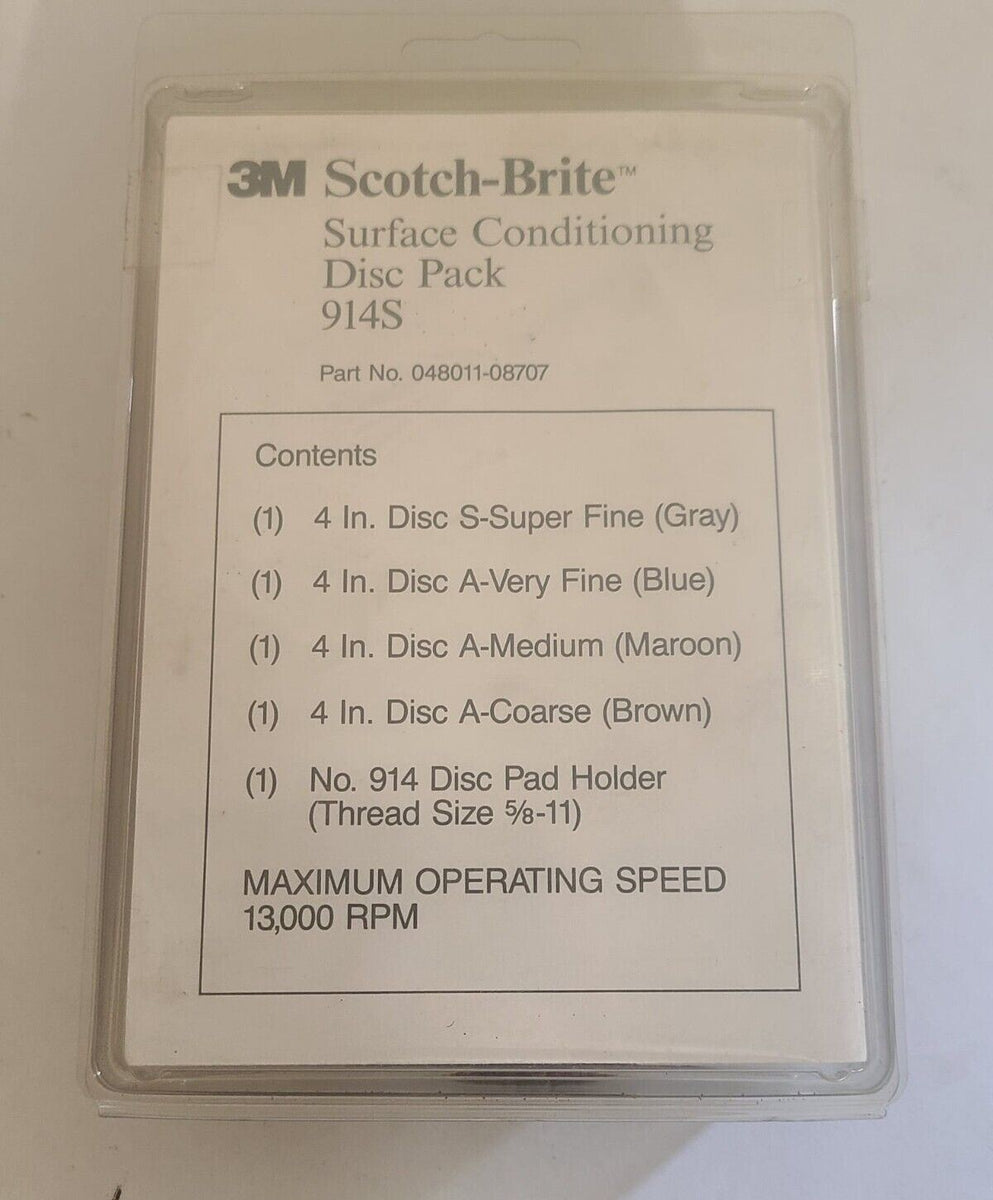 3M Roloc Disc Pack 914S Unitized Wheel Various 4 inch Discs Surface Co