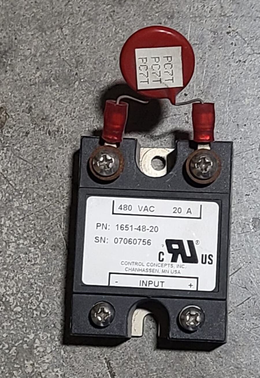 Control Concepts 1651-48-20 Solid State Relay 480 VAC 20 A