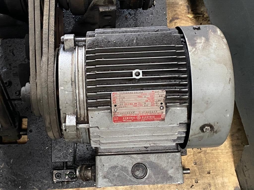General Electric Motor for Hardinge CNC Lathe 2 HP 3 Phase