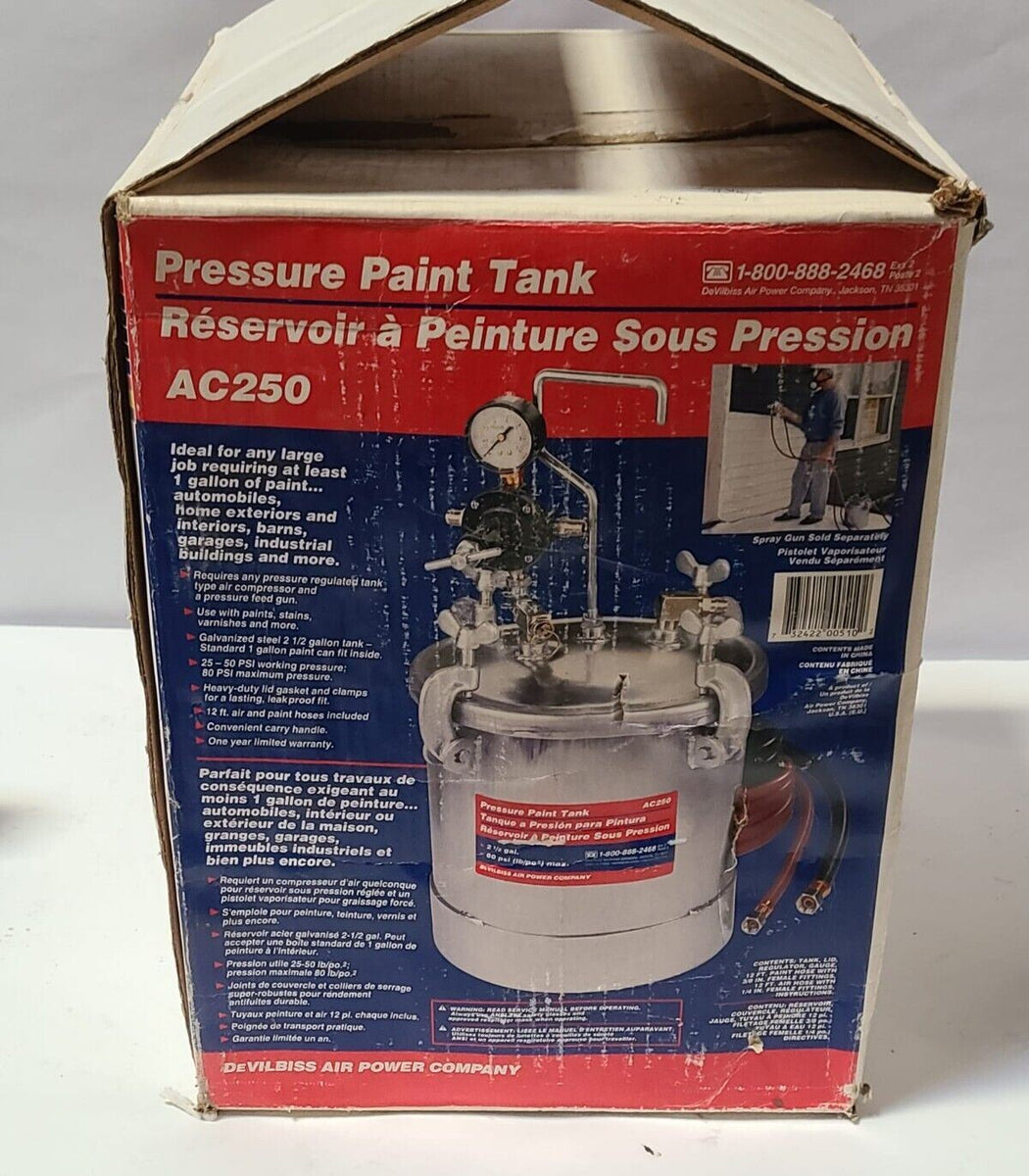 DeVilbiss Paint Pressure Tank AC250