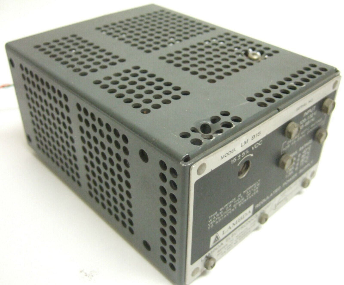 Lambda LM B15 LMB15 DC Modular Power Supply 120 VAC 15 VDC 2.2 Amps