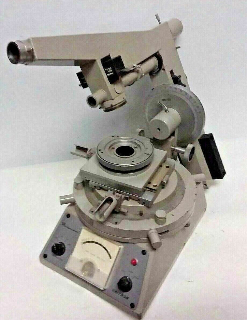 UNITRON MICROGONIOMETER Microscope Tip Tilt Stage