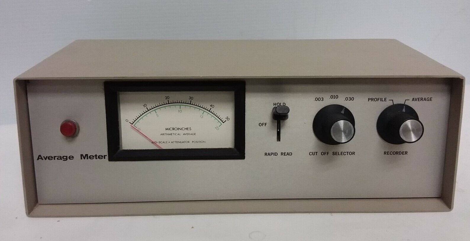 BENDIX Automation Measurment Division Average Meter Model 5
