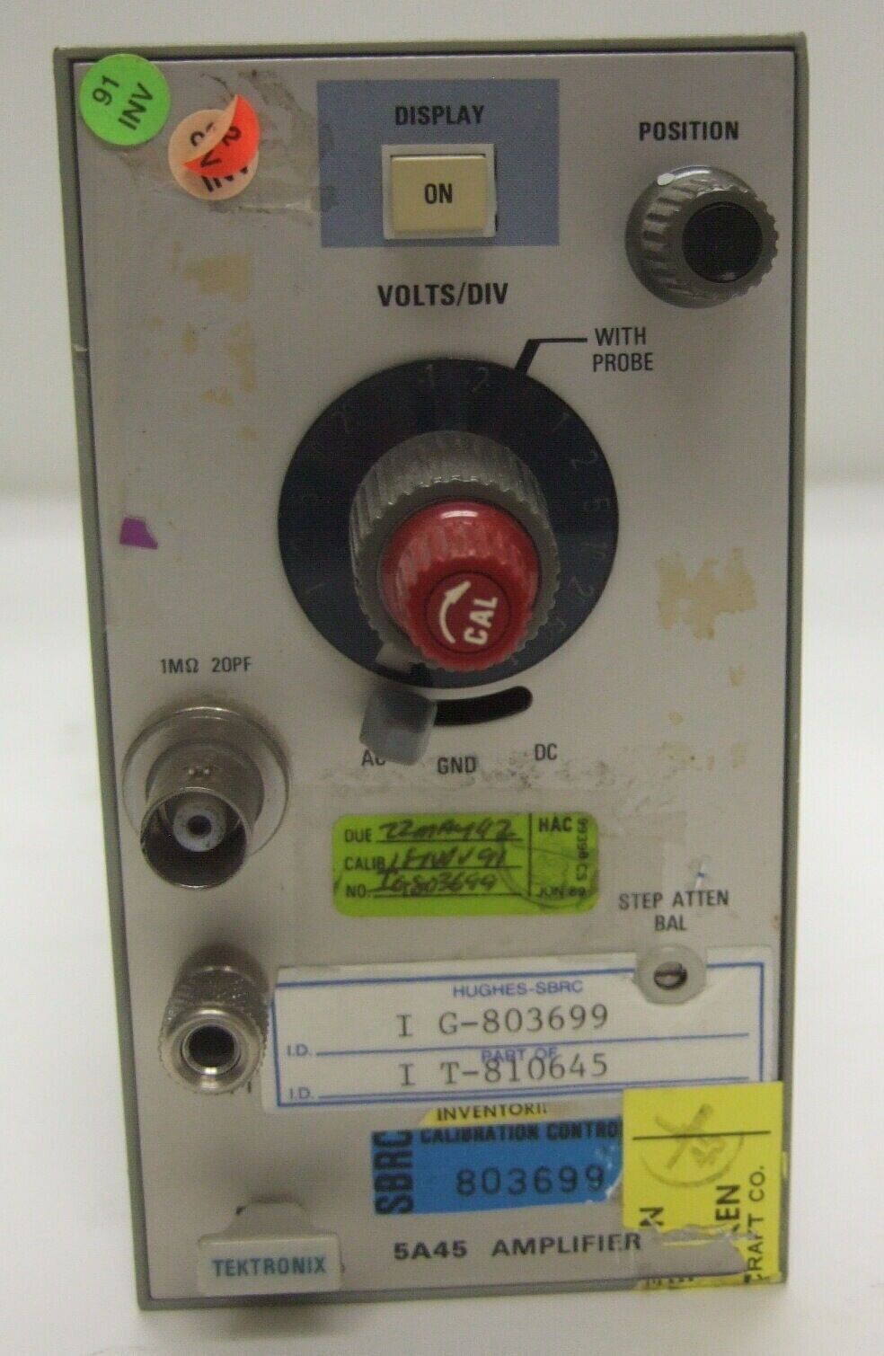 Tektronix 5A45 Dual Trace Amplifier